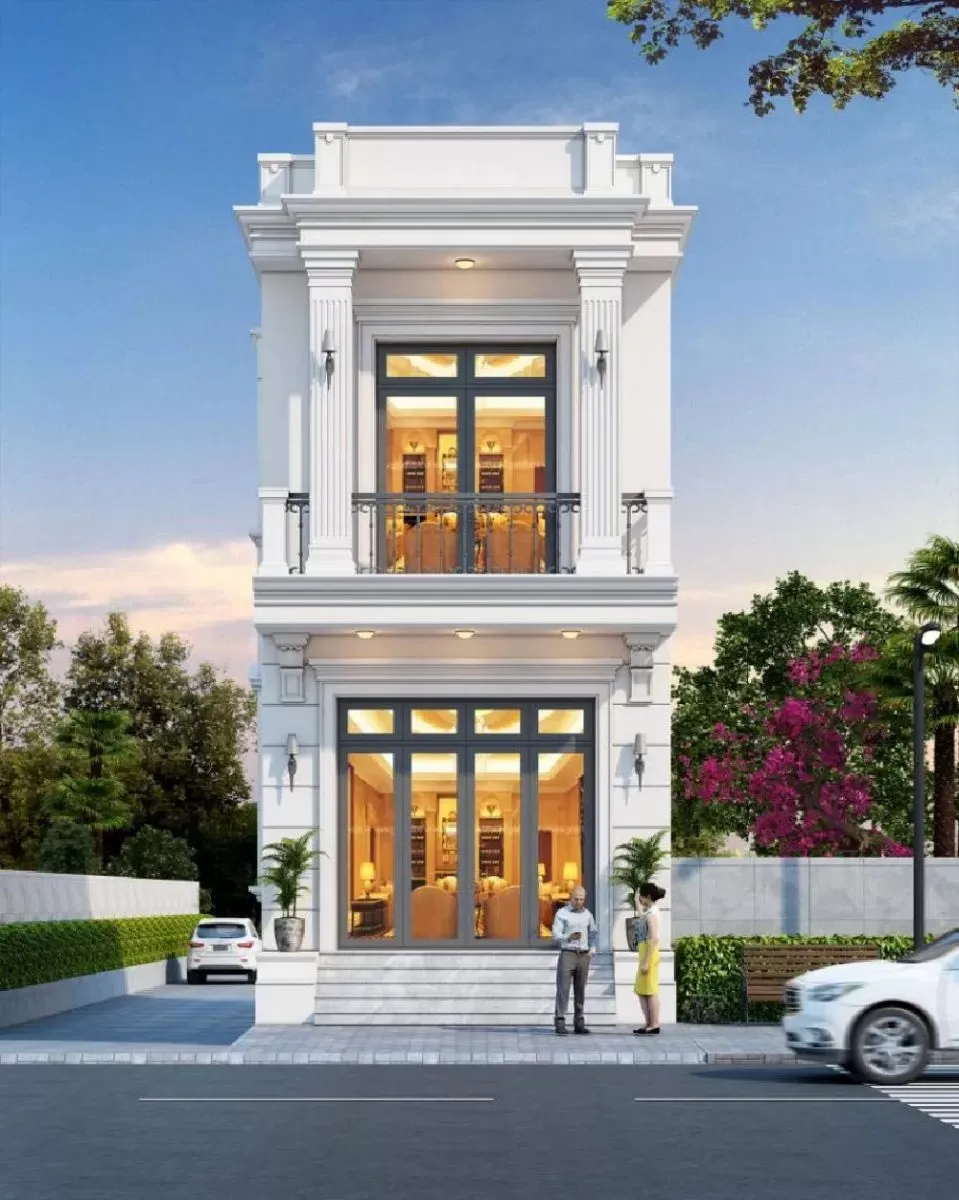 Những mẫu thiết kế nhà 2 tầng 4x17m đẹp và tối ưu công năng